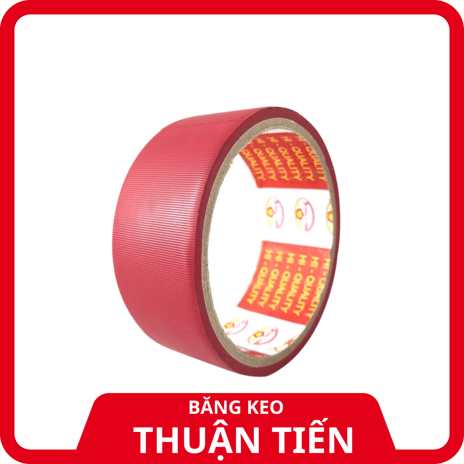 Băng Keo Simili Màu Đỏ - Băng Keo Thuận Tiến